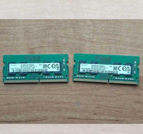 Оперативная память So-Dimm ddr4 8gb 3200 samsung