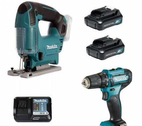 Набор инструментов Makita CLX 237 (JV101D+DF333D)