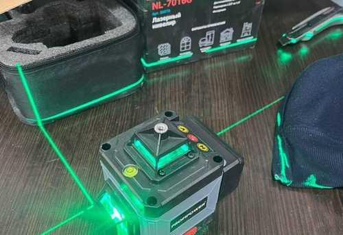 Лазерный уровень 16 лучей Зеленый ProfiPower