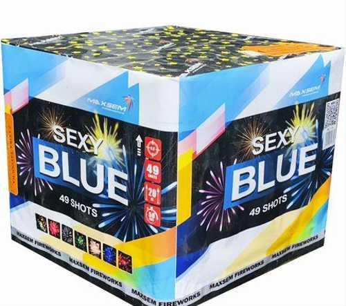 Салют "sexy blue" 49 выстрелов