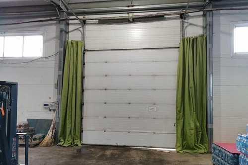 Тент шторы из брезента для гаража