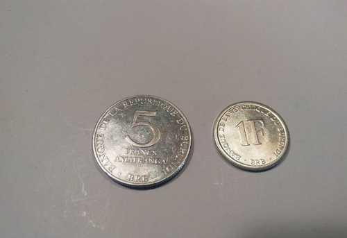Монеты. Бурунди
