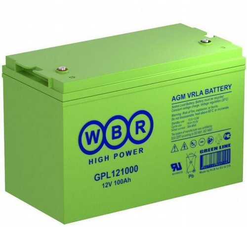 Аккумуляторная батарея WBR GPL 121000 оптом