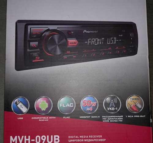 Автомагнитола Pioneer mvh-09ub