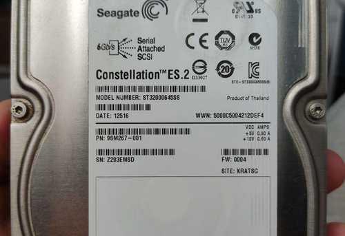 Жесткий диск 3.5" Seagate Enterprise SAS 3.5