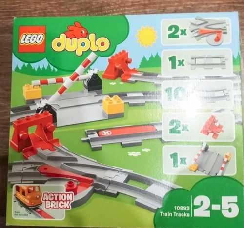 Конструктор lego duplo 10882 Рельсы и стрелки