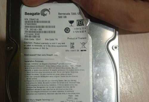 Жесткий диск seagate barracuda 7200.12.500GB