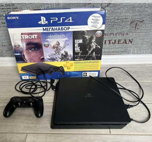 Sony playstation 4 slim 1tb 2 геймпада