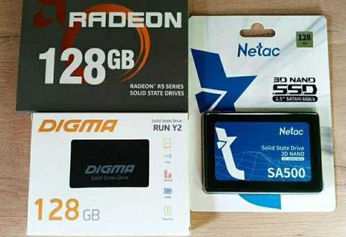 SSD накопители 2.5" 128/256/512 гб и др