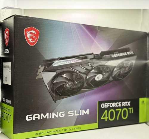 MSI RTX 4070 Ti gaming X slim 12GB