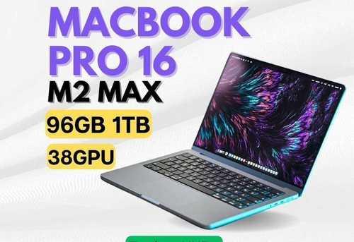 Macbook Pro 16" M2 Max (38 gpu) 96GB 1TB