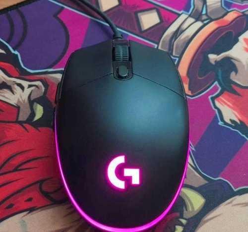 Мышь Logitech g102 черная