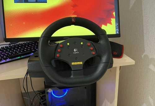 Игровой руль logitech momo racing