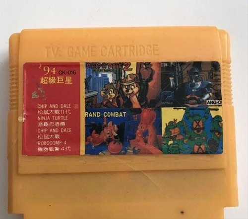 Tv game cartridge 4 in 1