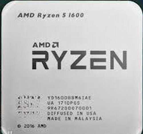 Процессор amd ryzen 5 1600