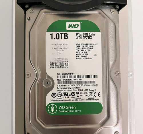 HDD WD 1Tb с боксом