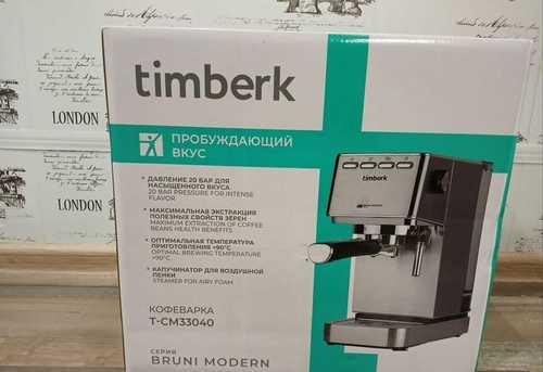 Новая рожковая кофеварка Timberk T-CM33040