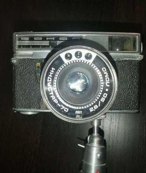 Плёночный фотоаппарат Сокол 1971г
