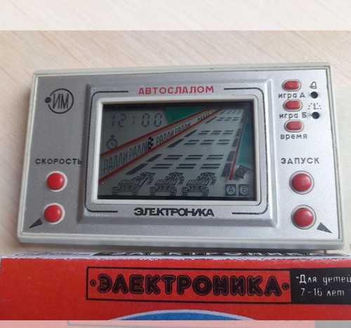 Игра Электроника Автослалом 1991г СССР