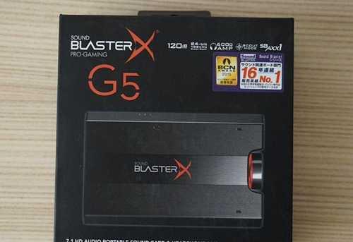 Внешняя звуковая карта Sound BlasterX G5