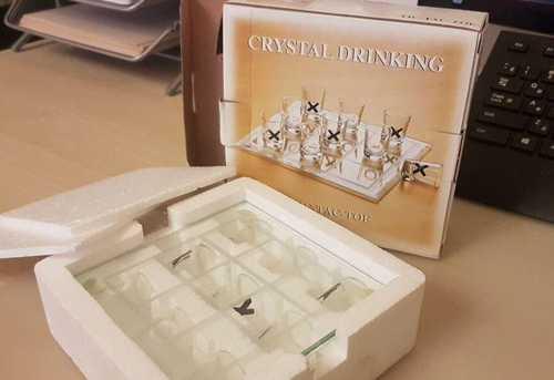 Игра "Крестики-Нолики" Стопки Crystal Drinking
