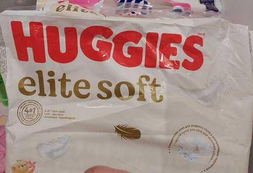 Подгузники huggies elite soft 1. (50 штук)