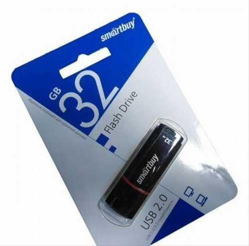 USB флешка Флешка 32 гб Smartbuy Crown Black