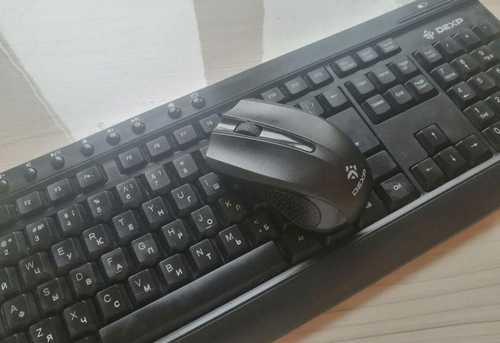 Беспроводная клавиатура и мышь Dexp KM-5002BU