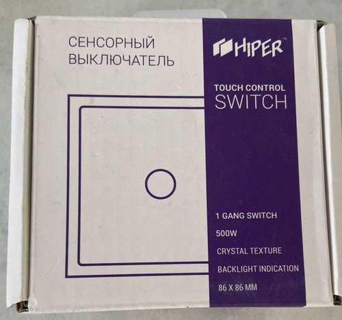 Выключатель сенсорный hiper Sensor Switch S1G1-01W