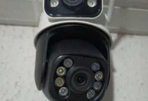 Wifi Камера с двумя объективами поворотная