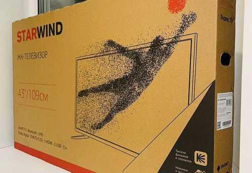 Телевизор starwind 43 UHD 4K (абсолютно новый)