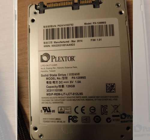 Ssd диск накопитель Plextor px-128M6S