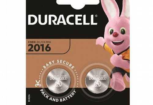 Батарея Duracell CR2016 2 шт