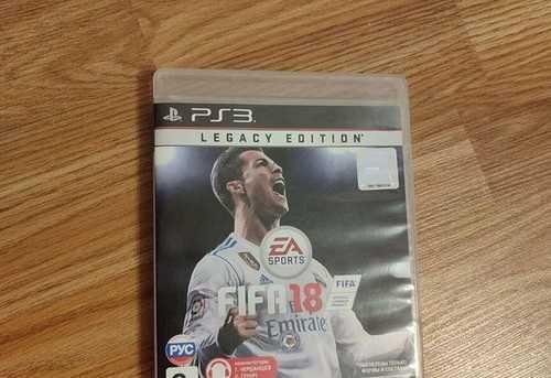 Лицензионный диск FIFA 18 PS3
