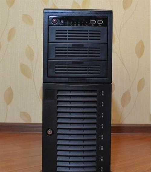 Сервер Supermicro 4U 2xXeon E5-2643V2/64G/6Tb SAS