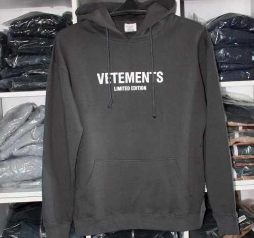 Vetements худи серого цвета (Арт.42999)