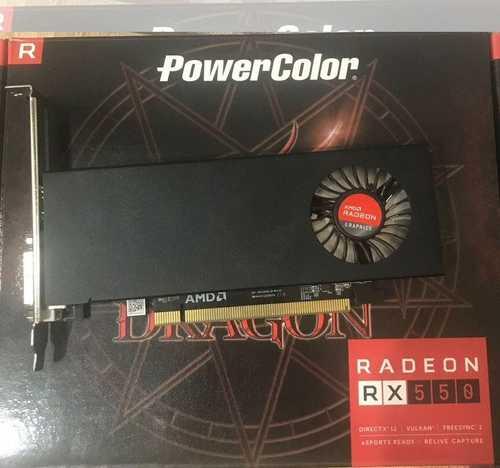 Видеокарта rx550 2gb Power Color