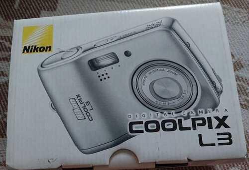 Цифровая фотокамера Nikon Coolpix L3