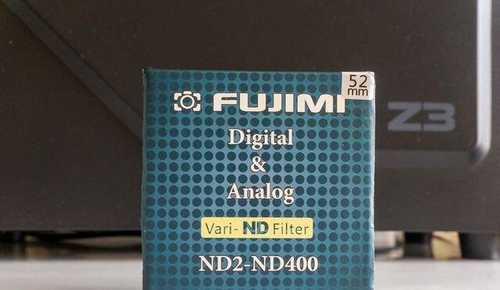Светофильтр Fujimi Vari ND filter 52mm (ND2-400)