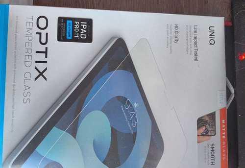 Защитное стекло iPad 11 pro uniq