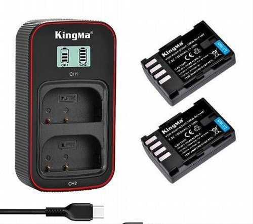 Набор аккумуляторов с зарядным Kingma для Panasoni