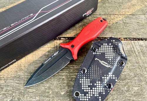 Нож N.C. Custom grave, Red G10 Handle, Limited