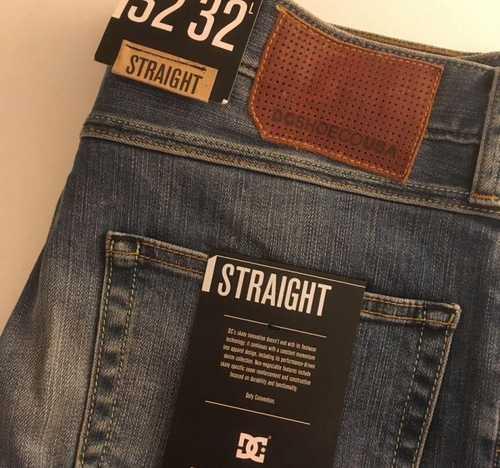 Джинсы DC washed straight новые