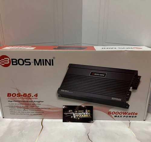 Усилитель 4-х канальный BOS-mini 65.4 6000W