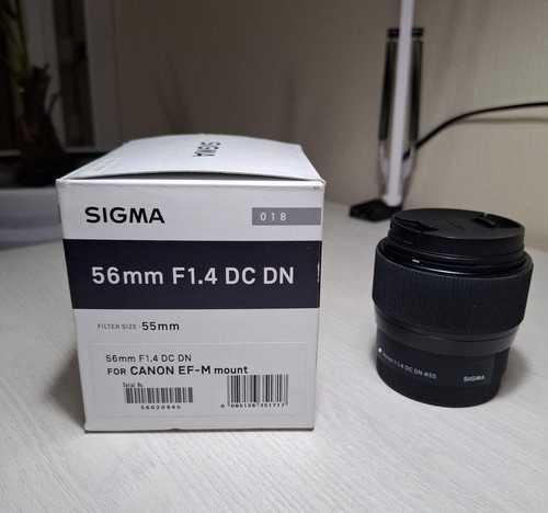 Объектив Sigma AF 56mm f/1.4 DC DN