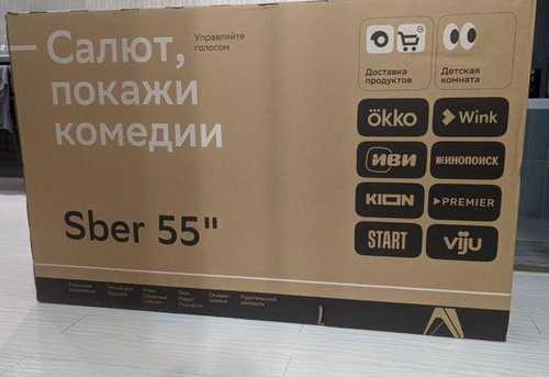 Телевизор SMART Sber 4K UHD 55 новый