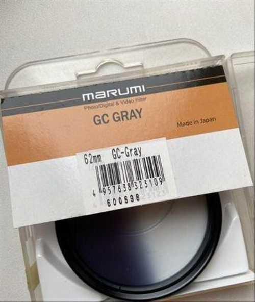 Градиентный фильтр для объектива GC gray marumi 62