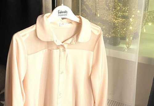 Розовая рубашка для девочек