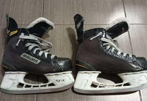 Хоккейные коньки bauer размер 32-33