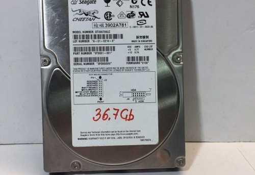 Жесткий диск Seagate 3.5" 36.7Gb scsi ST3367